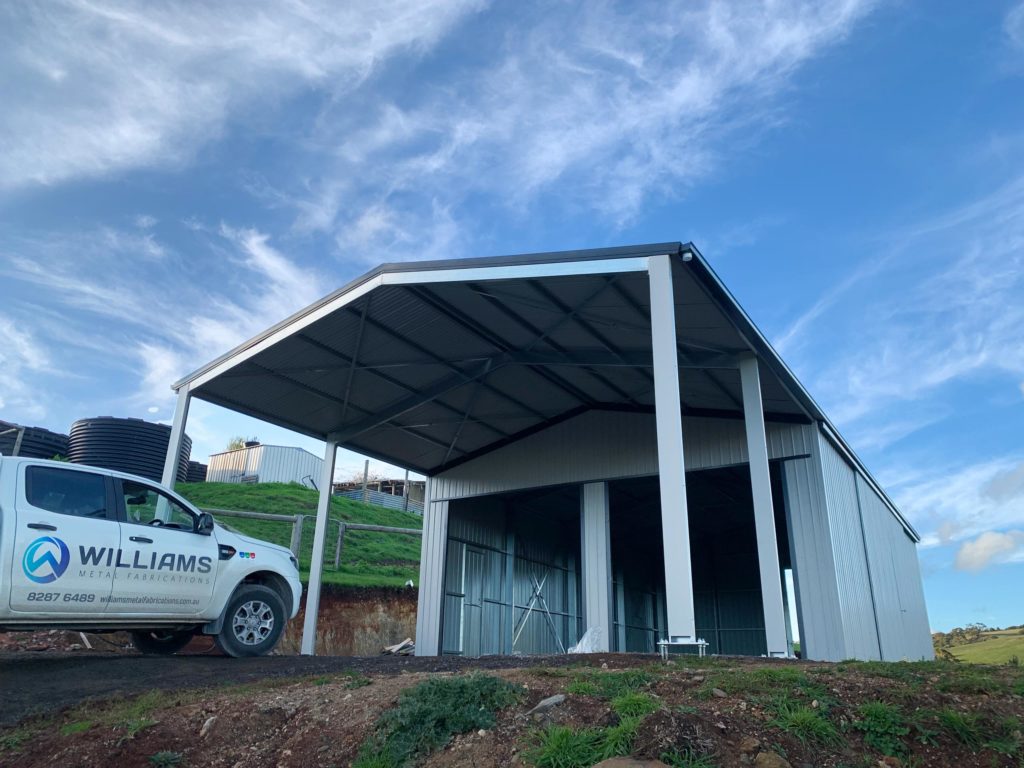 Shed Installation | Williams Metal Fabrications of Adelaide